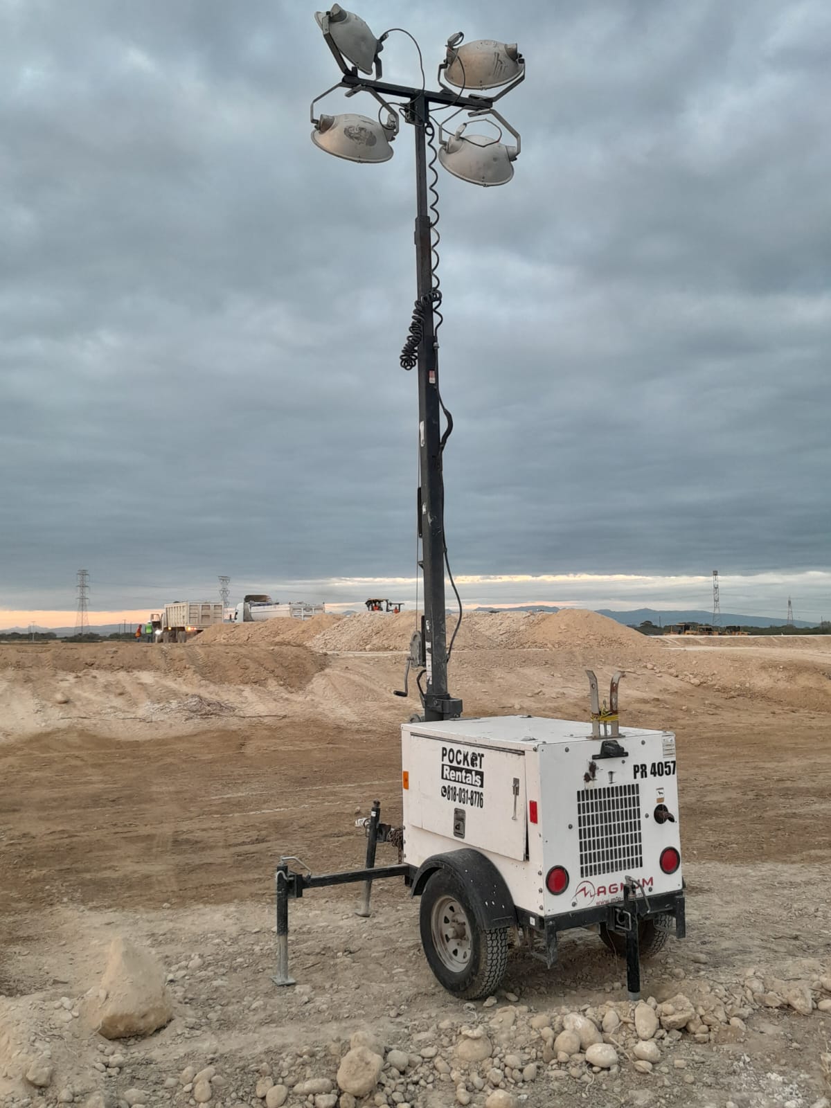 Renta de Maxilight 6KW - Renta de Torres de iluminacion